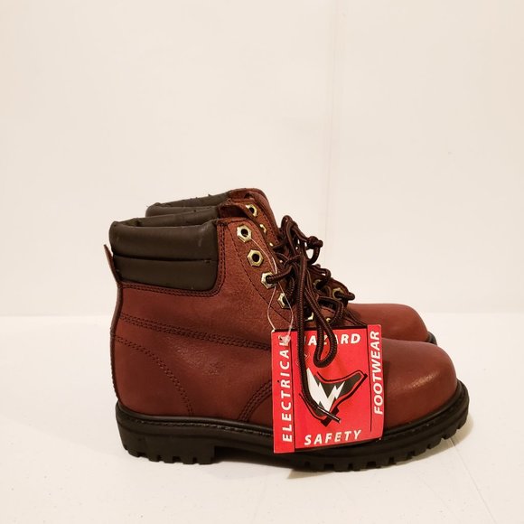 Lehigh | Shoes | Lehigh Brown Leather Safety Boots Nwt | Poshmark